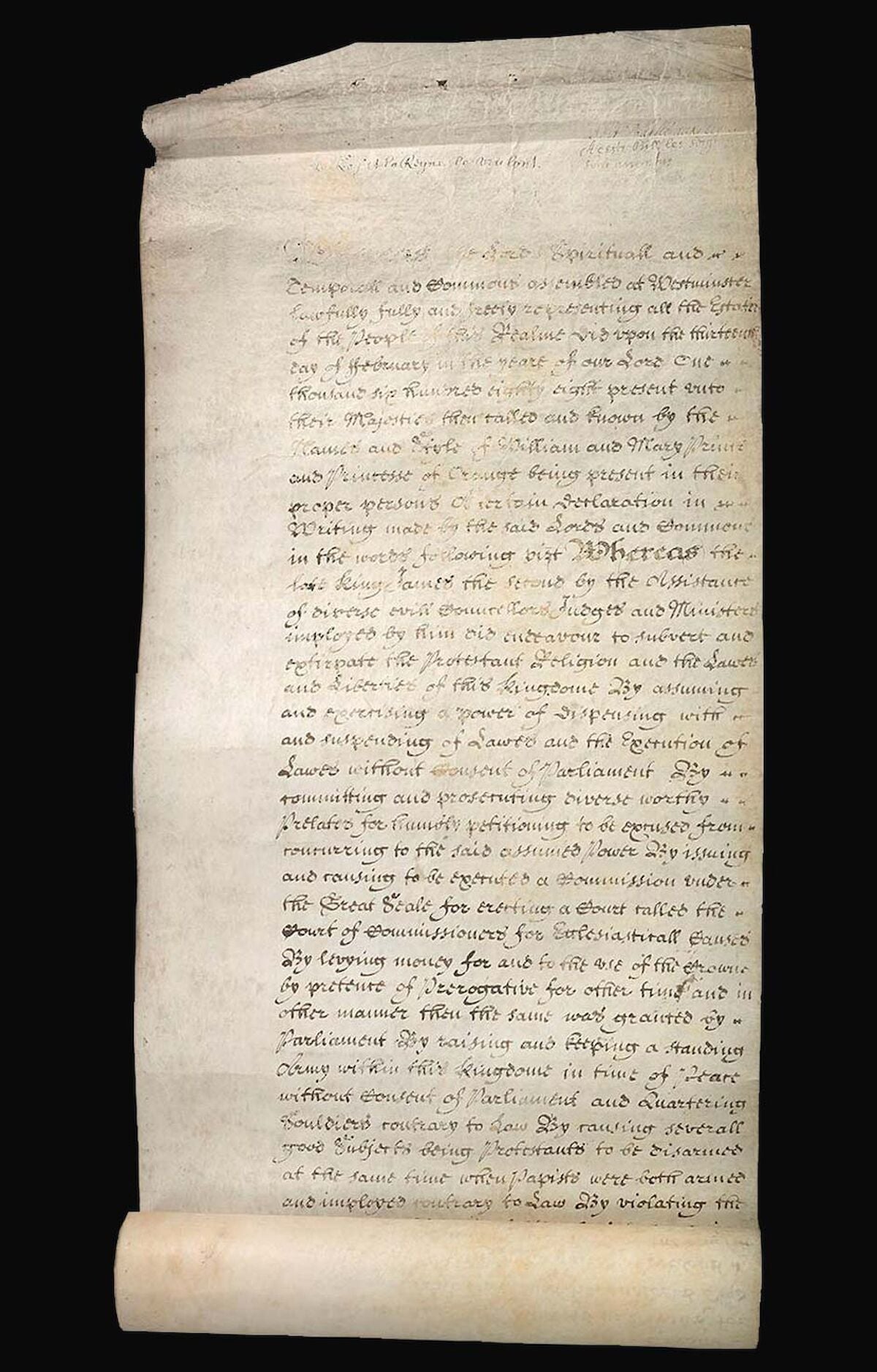 The Bill Of Rights 1689 | UNESCO in the UK