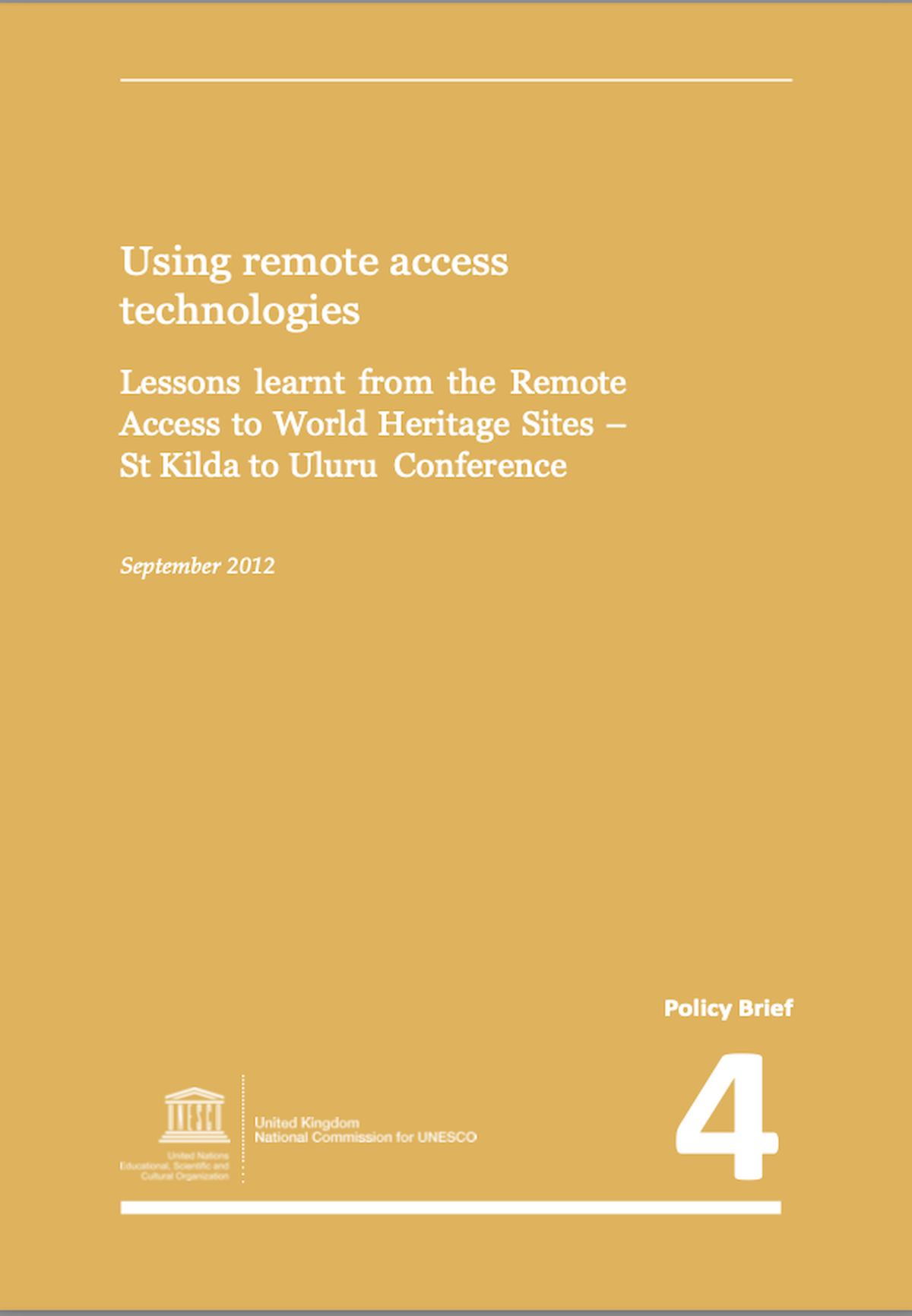 04-Policy-Brief - Using Remote Access Technologies | UNESCO in the UK