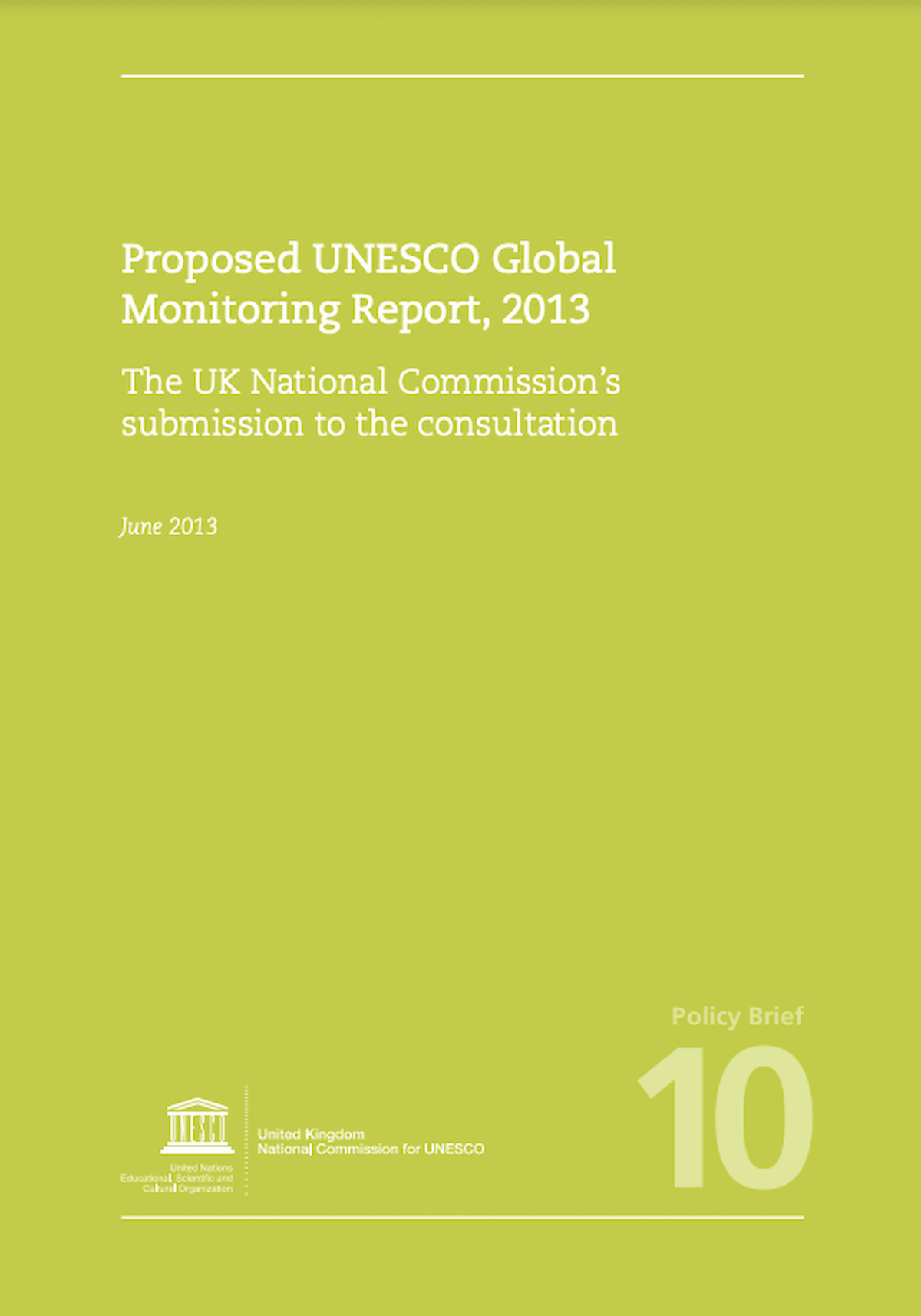 10-Policy-Brief - Proposed UNESCO Global Monitoring Report | UNESCO in ...