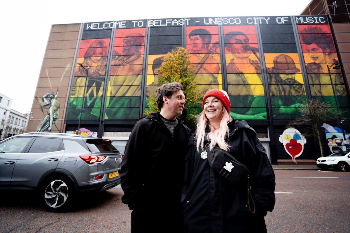 Colourful new mural strikes a chord as city marks four years as a ...