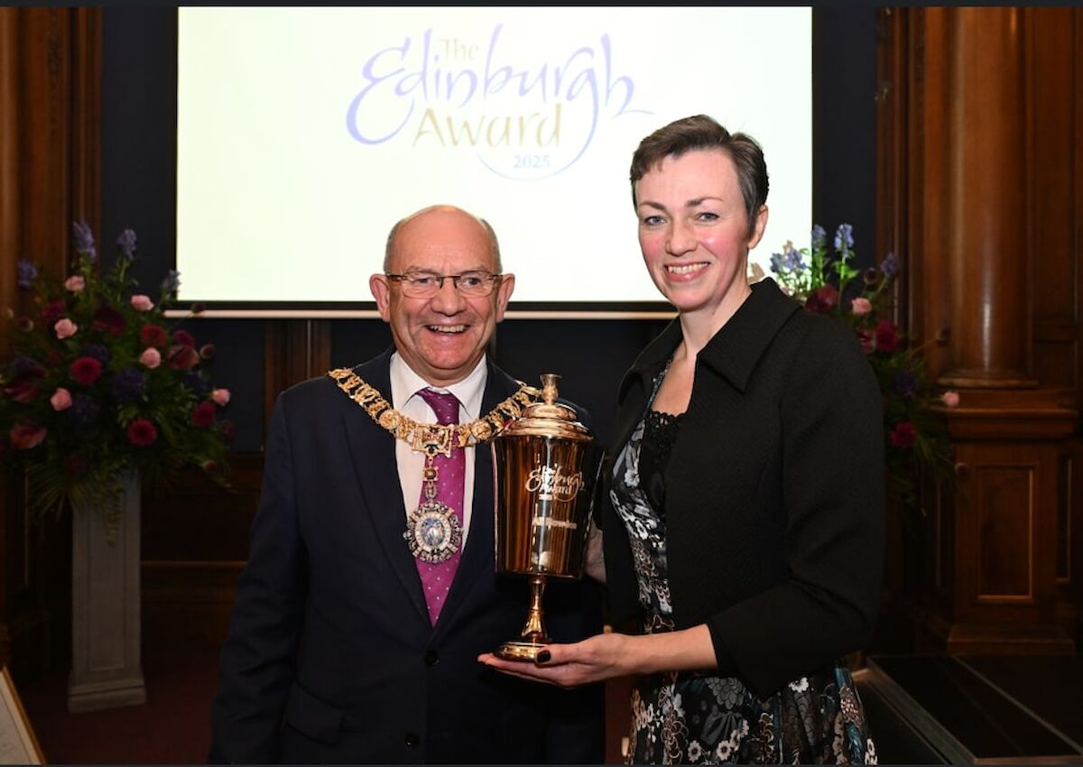 Ali Bowden recieves the Edinburgh Award 2025 | UNESCO in the UK