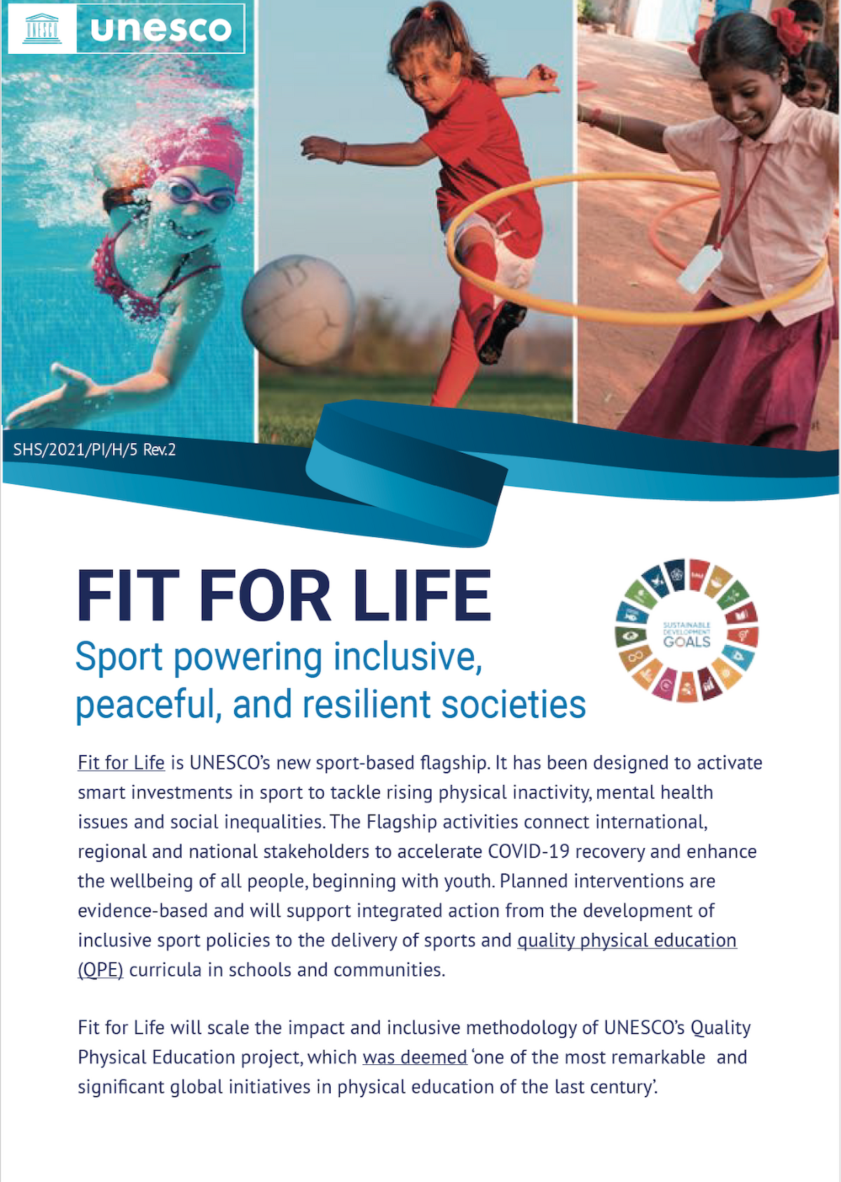 Fit for Life: Sport powering inclusive, peaceful, and resilient ...